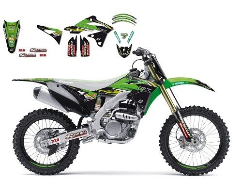 BLACKBIRD KRT FACTORY KAWASAKI GRAPHICS KIT