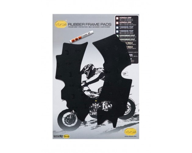 VIBRAM KTM/HUSQVARNA BLACK FRAME STICKERS
