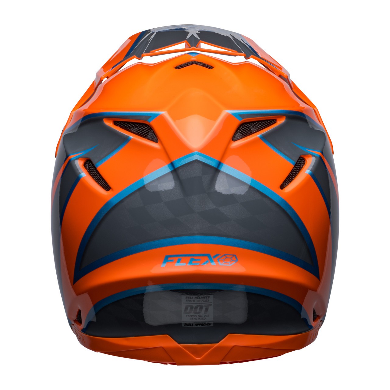 Bell MX 2023 Moto-9S Flex Adult Helmet (Sprite Orange/Grey)