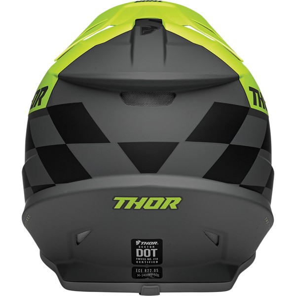 Thor Sector Helmet - Grey/Acid