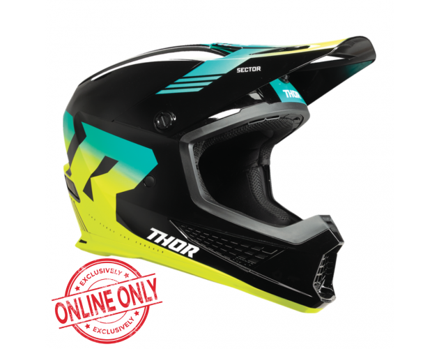 Thor Sector 2 Carve Helmet - BLK/AC