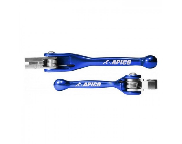 APICO FLEXI LEVERS KAWASAKI/YAMAHA BLUE