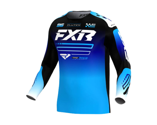 FXR YTH CLUTCH MX JERSEY 26 - Blue/Black/White